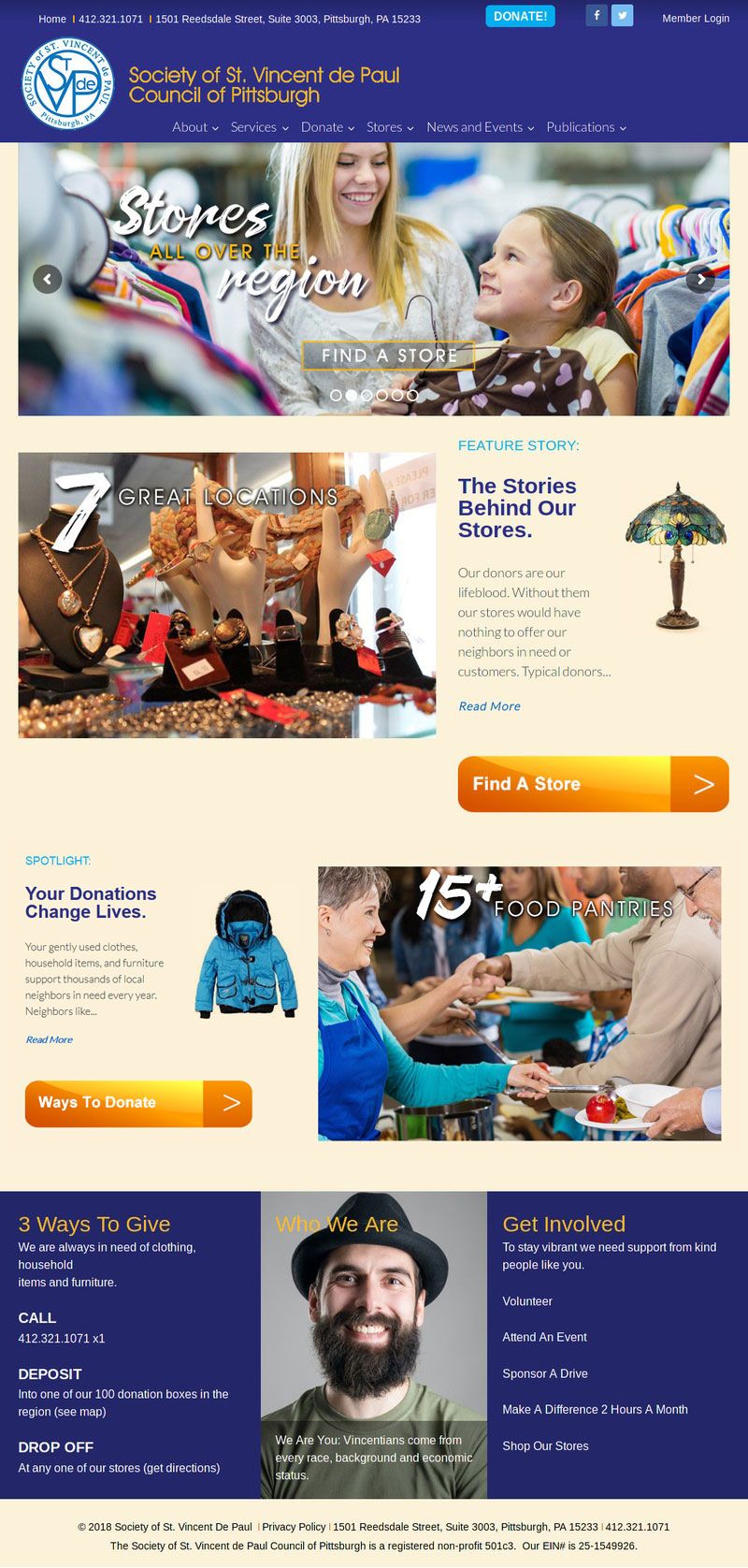 Society of St. Vincent de Paul Website - Kirk Peters Website ...