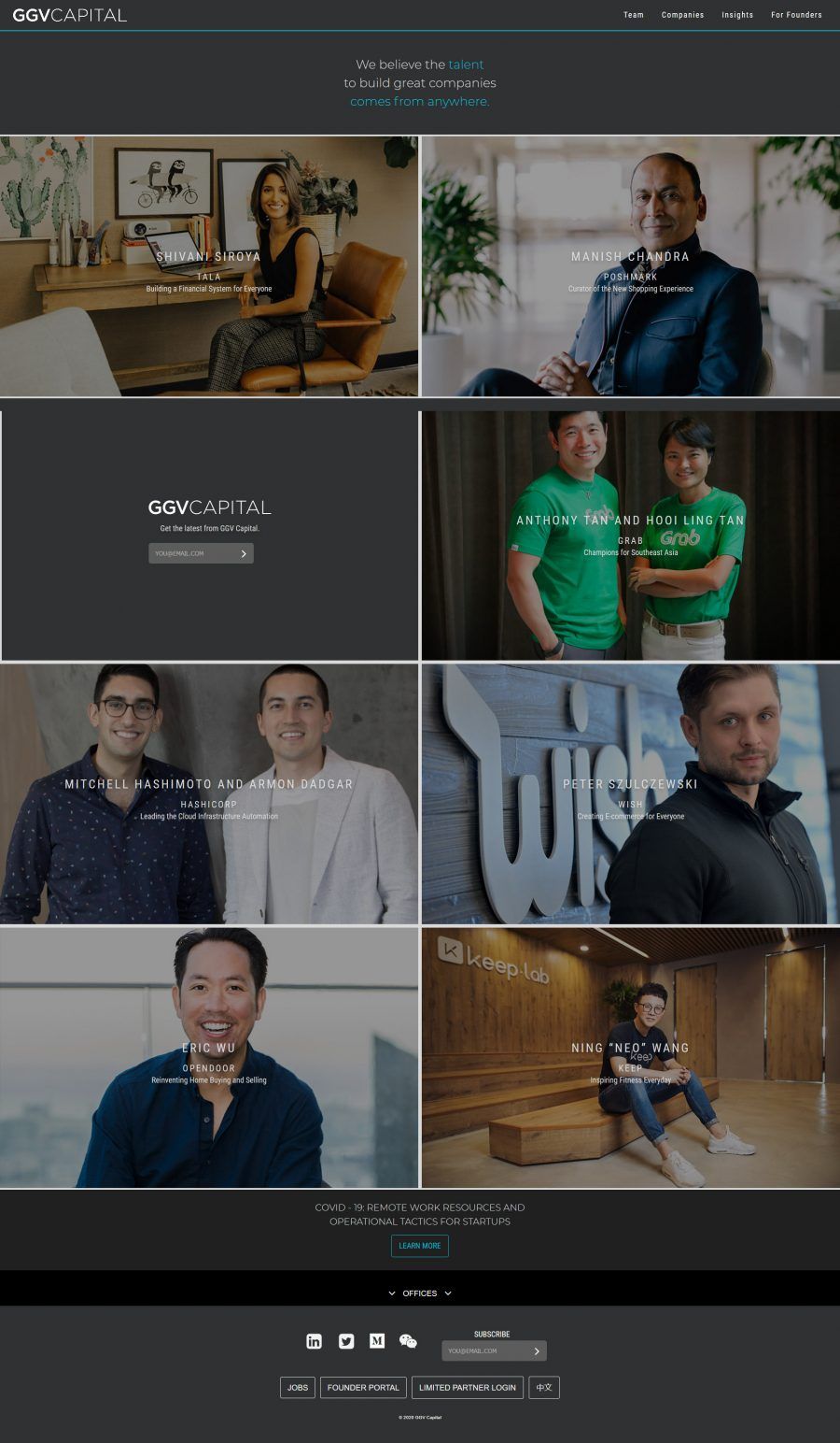GGV Capital - Kirk Peters Website Programming in Pittsburgh