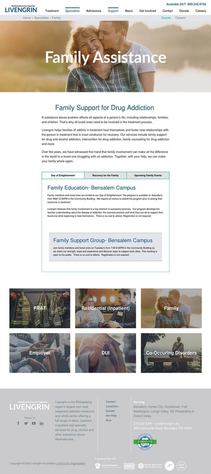 Livengrin Website - Kirk Peters Website Programming in Pittsburgh