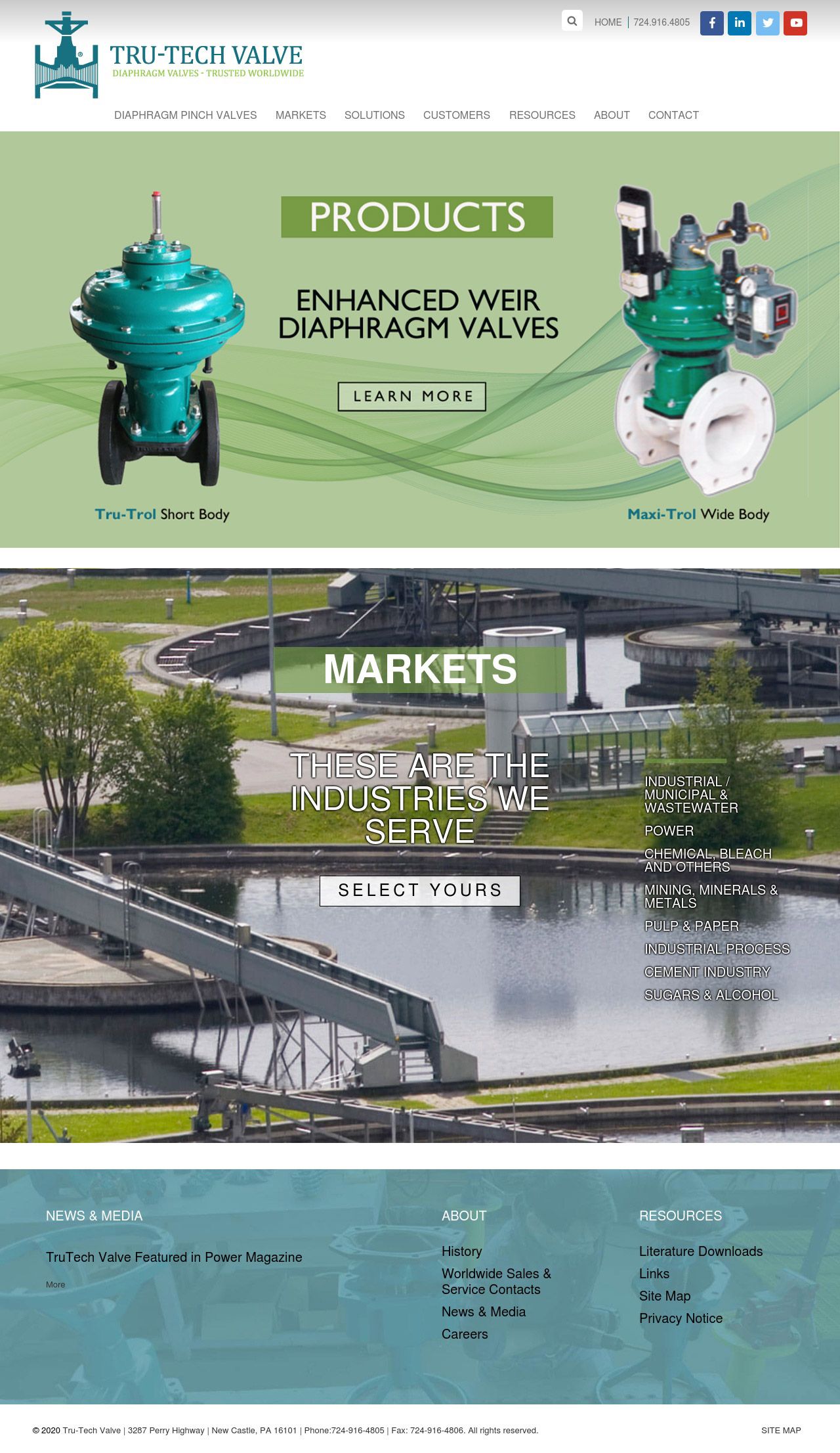 Tru-Tech Valve - Kirk Peters Website Programming in Pittsburgh