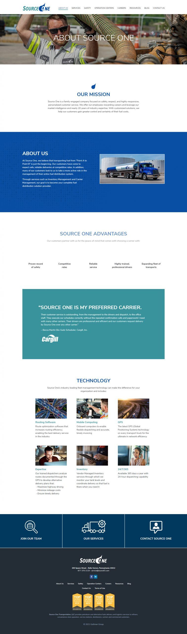 Source One - Kirk Peters Website Programming in Pittsburgh